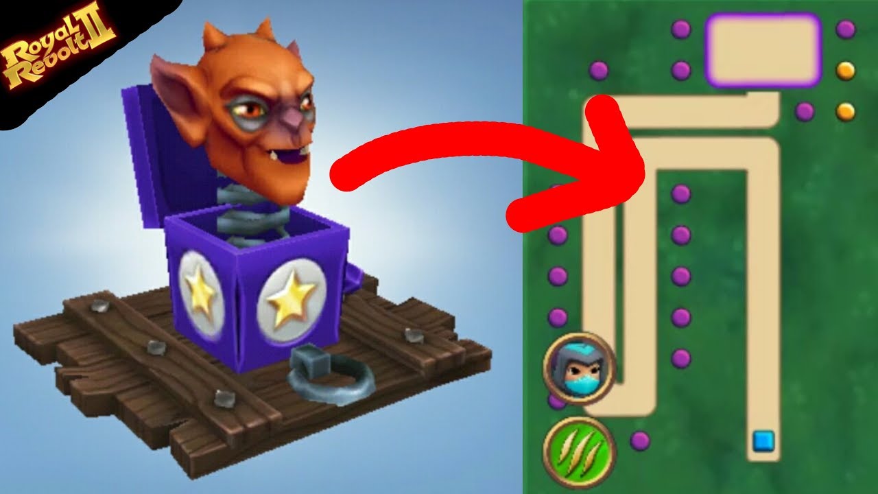 ROYAL REVOLT 2 - DEFENSE FULL OF JESTER BOXES!! CRAZY TRAP! - YouTube
