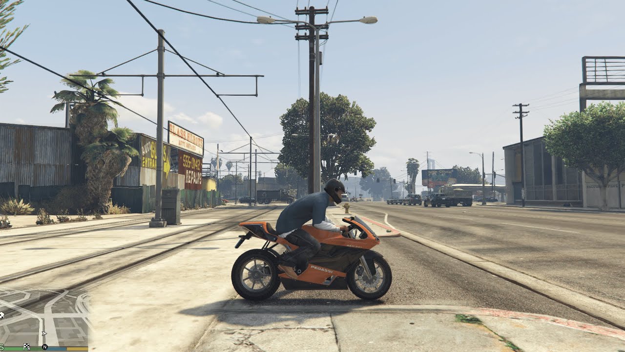 Pegassi BATI 801 bike ride || GTA5 || Don't go to speed in bike ...