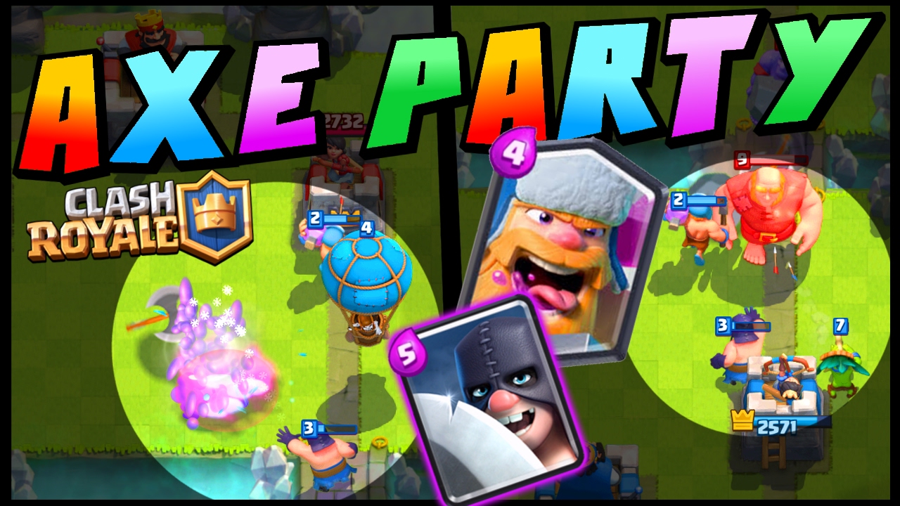 Lumberjack, Executioner, Balloon Deck - Clash Royale - YouTube