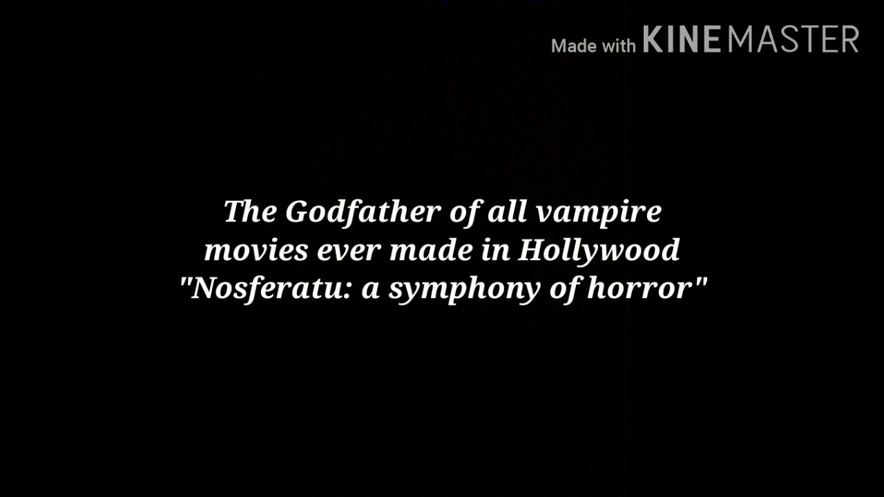 Nosferatu 1922 , World's first vampire movie : Horror History - YouTube