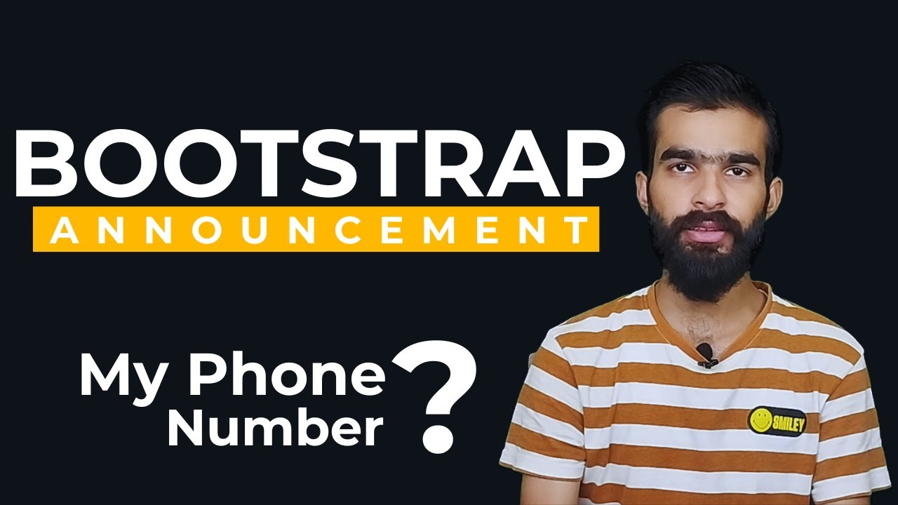 Bootstrap Announcement and much more | Bootstrap5 Full Course ...