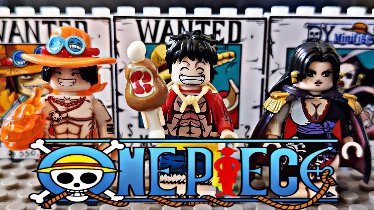 Lego One piece Monkey D. Luffy - Portgas D. ace - Boa Hancock ...
