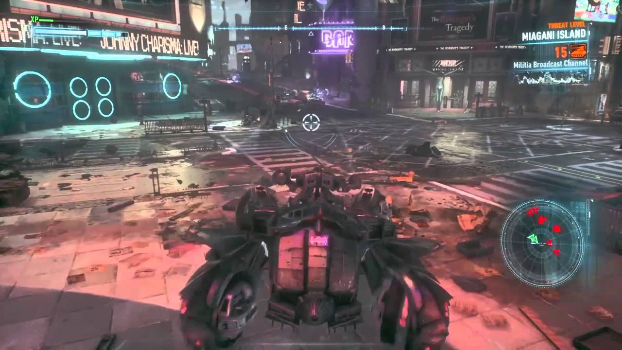 BATMAN ARKHAM KNIGHT BATMOBILE DRONE VIRUS SPECIAL ATTACK UPGRADE - YouTube