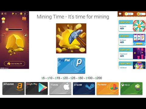 NEW APP Mining Time| EARN $5-$200 تطبيق جديد وموثوق يوجد جميع بطاقات ...