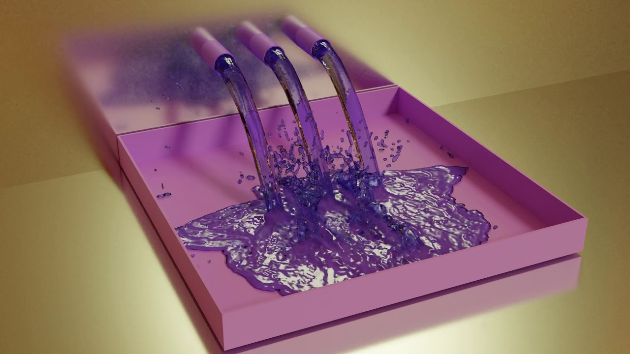 Fluid Animation 2.8 cycles test - YouTube