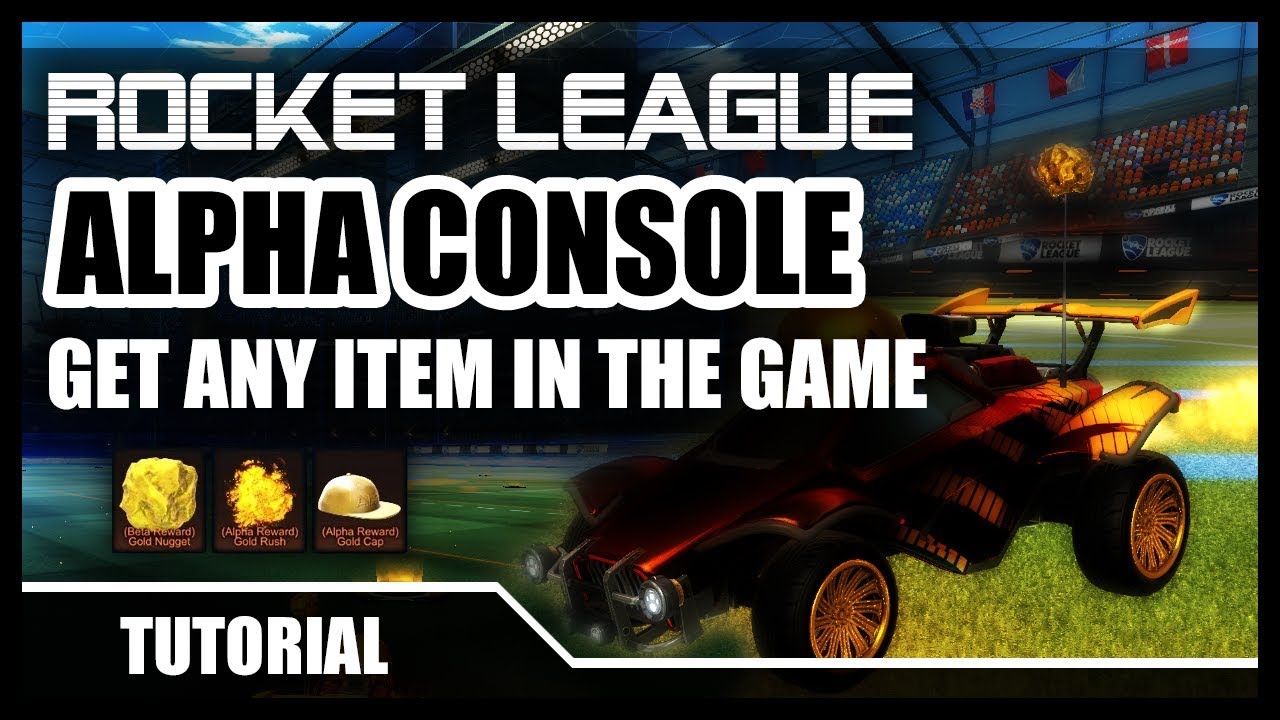 [Rocket League] AlphaConsole TUTORIAL -- Get Any Item & Custom Titles ...