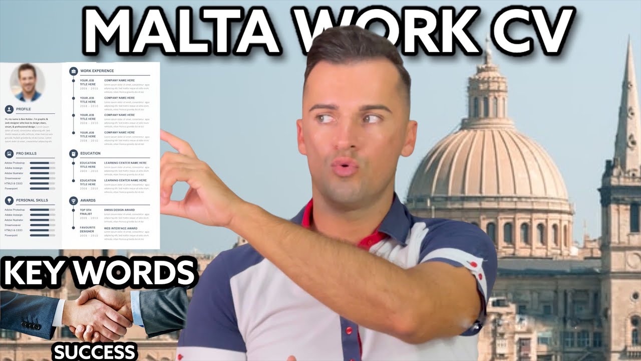 How you should do a CV for Malta - YouTube