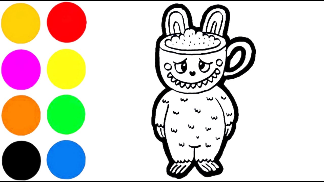 How to draw a Labububina Cappucinna , Easy Drawing for kids step by ...