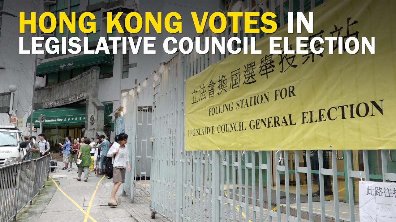 Hong Kong votes in Legislative Council election - YouTube