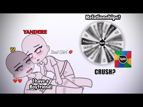 💋GACHA COUPLE OC_YANDERE X BOLD/CRUSH💕(Spin The Wheel)] || Gacha OC Challenge