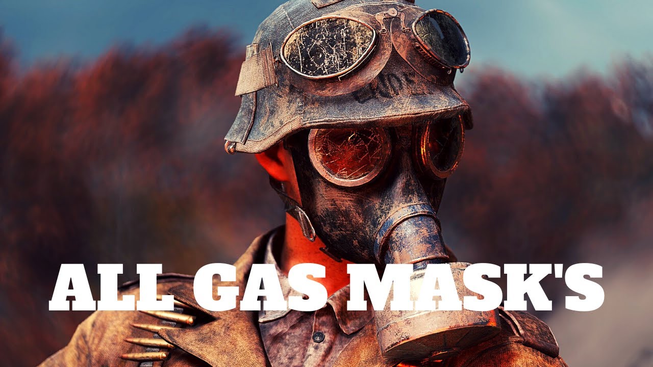 Battlefield V - Every SINGLE Gas Mask Since Release - YouTube