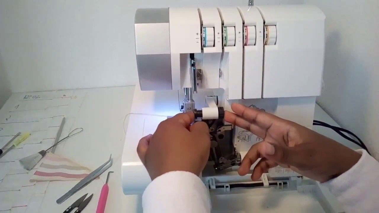 Como regular a Overlock da Singer - YouTube