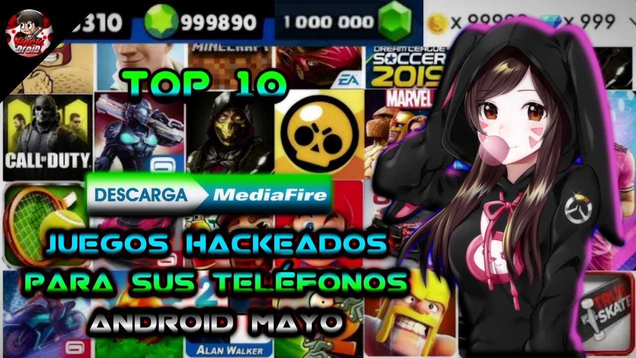 Mega top 10 mejores juegos hackeados para Android (Mayo) *hack droid* - YouTube
