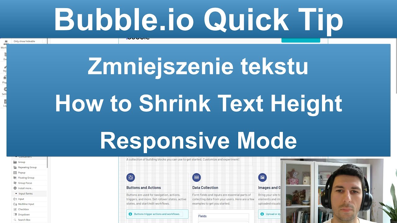 Bubble.io Quick Tip: Zmniejszenie tekstu - How to Shrink Text Height ...