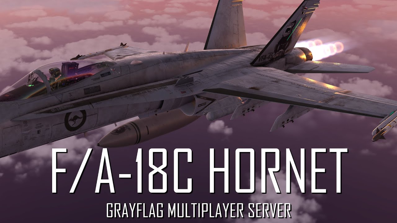 DCS: F/A-18C Hornet | GrayFlag Server Sortie #DCSworld #F18 #Hornet ...