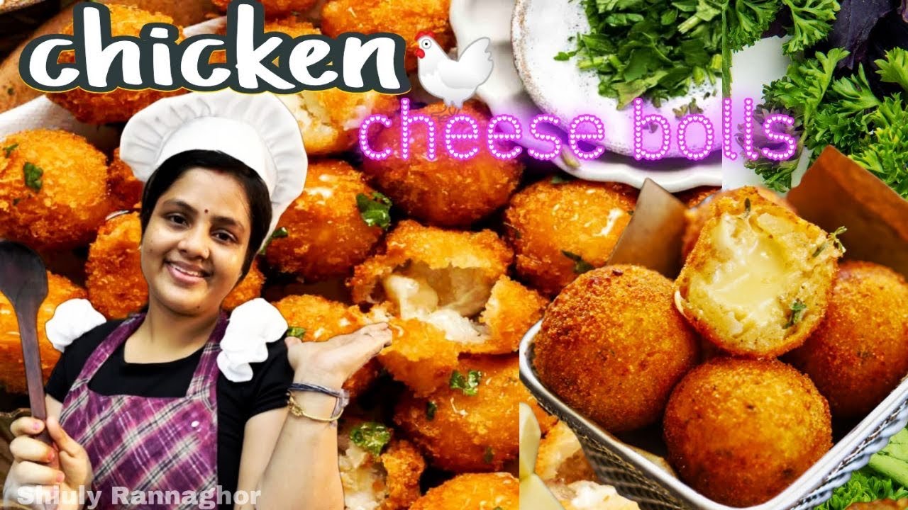 chicken cheese ball recipe💯%how to make cheese balls at home | how to ...