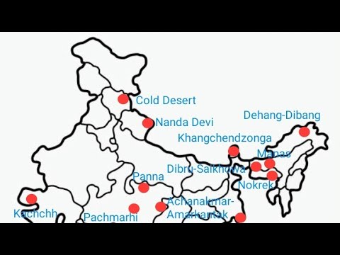 Biosphere Reserves of India | Quick Revision Indian Map | UPSC CSE ...