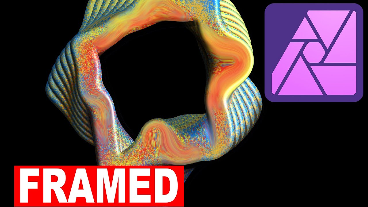 How To Create Frames And Edges For Photos In Affinity Photo - YouTube