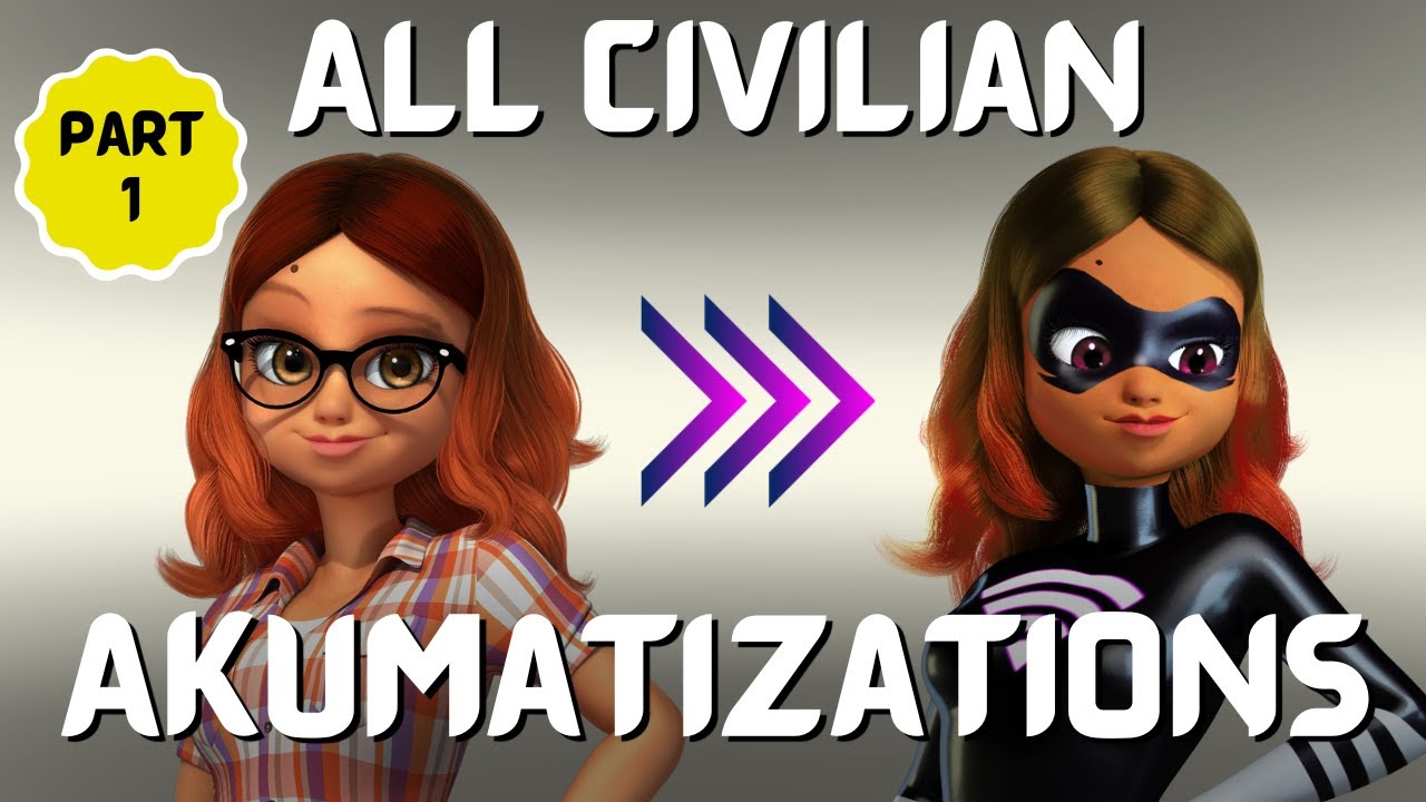 Miraculous Holders Akumitization | ALL Civilian | Miraculous Ladybug ...