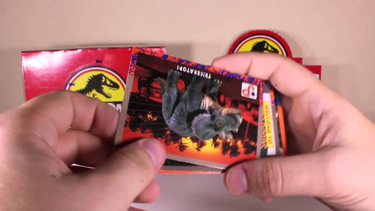 Jurassic Park Topps Trading Card Box Opening Part 2 Giveaway