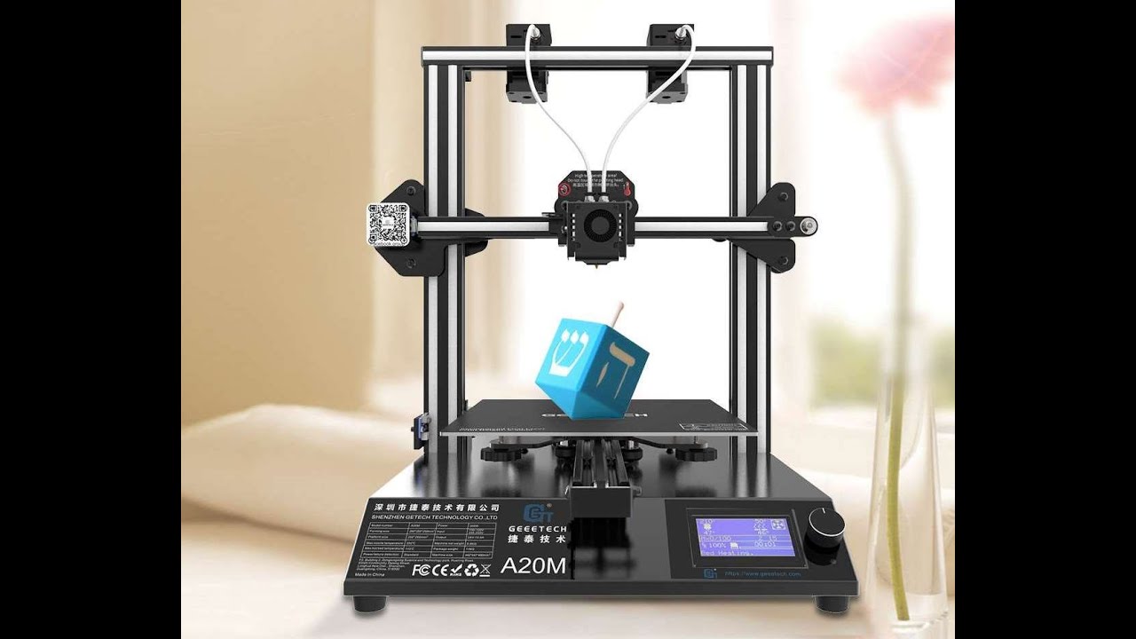 Geeetech A20M Dual extruder FDM 3D Printer - YouTube