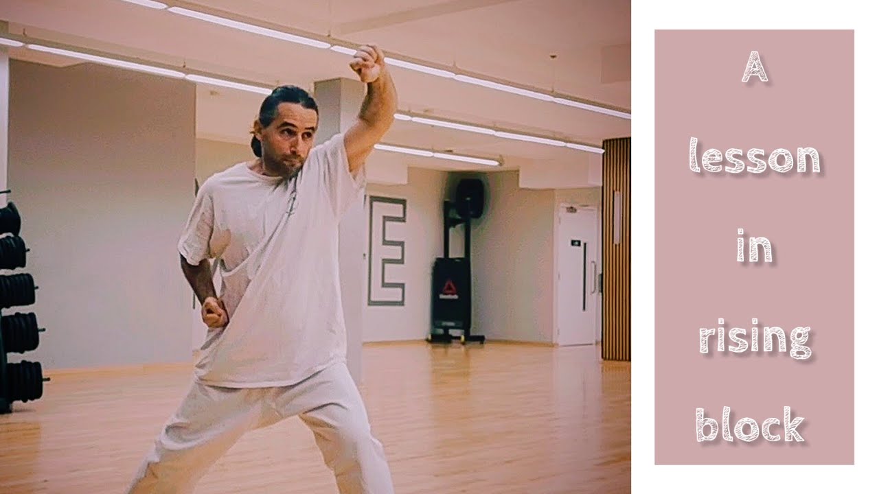 Train with me - a lesson in the Shotokan Karate (rising block) - Usu ...