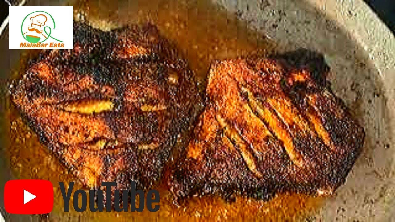 POMFRET FRY || AVOLI FRY || ആവോലി വറുത്തത് || FISH FRY || MEEN VARUVAL ...