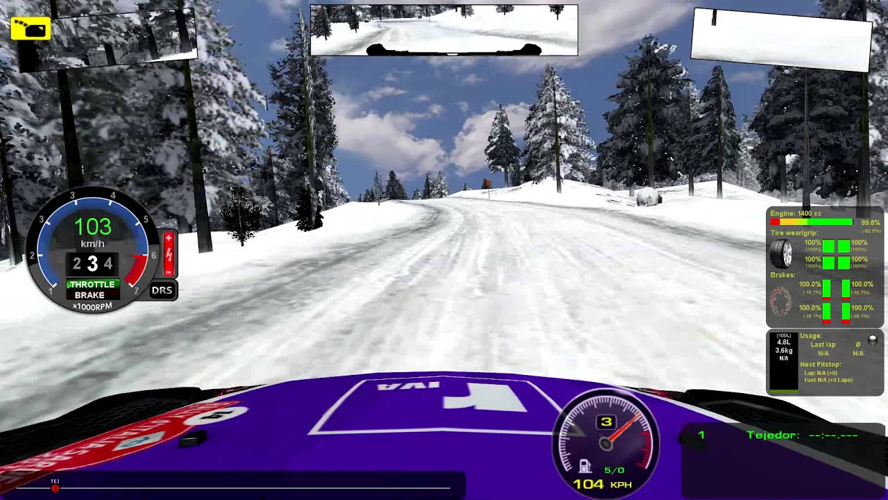 Rfactor - Rally Suecia - mod 207 - mod Rally World - YouTube