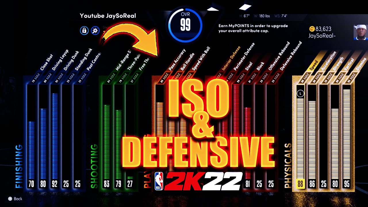 The BEST Glitched ISO & Defensive Build in NBA 2K22 (Next Gen) Season 4 ...
