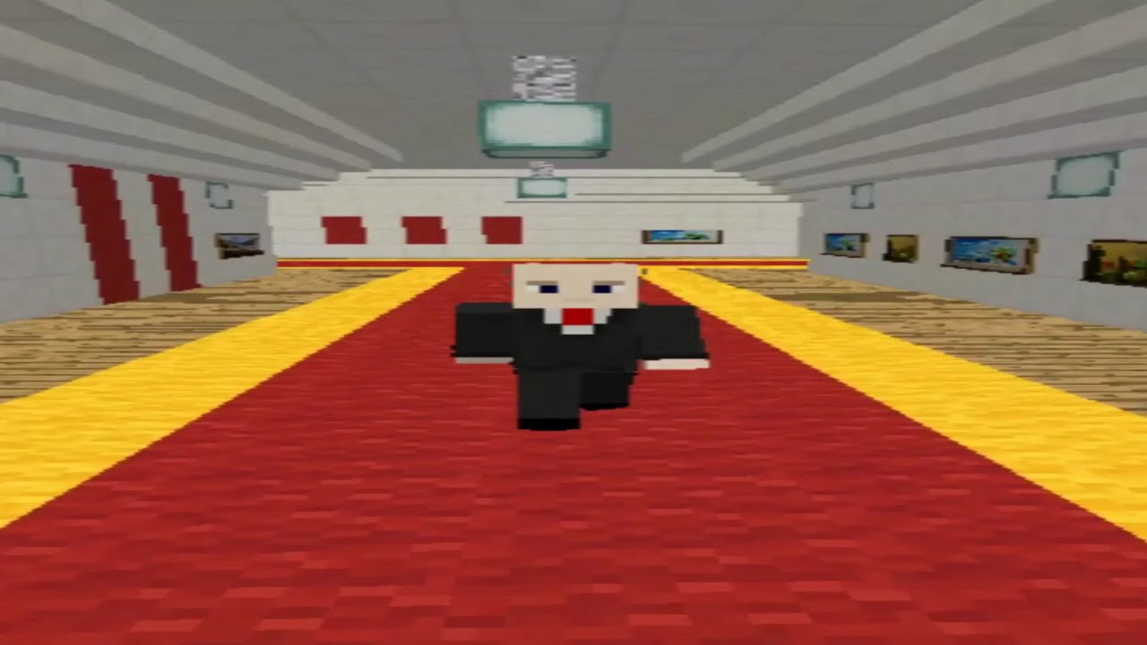(Putin Walk) Putin Walks Down a Hallway in Minecraft. - YouTube