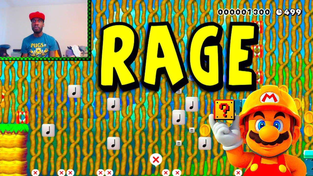 SUPER MARIO MAKER - RAGE PART 1 - YouTube