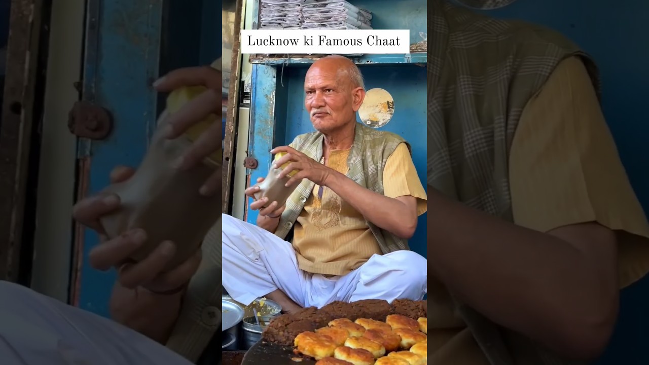 Lucknow Ki Famous Chat #shorts - YouTube