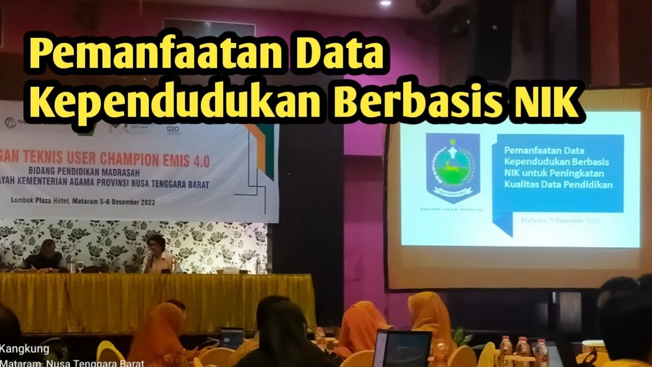 Pemanfaatan Data Kependudukan Berbasis NIK#dukcapilntb - YouTube