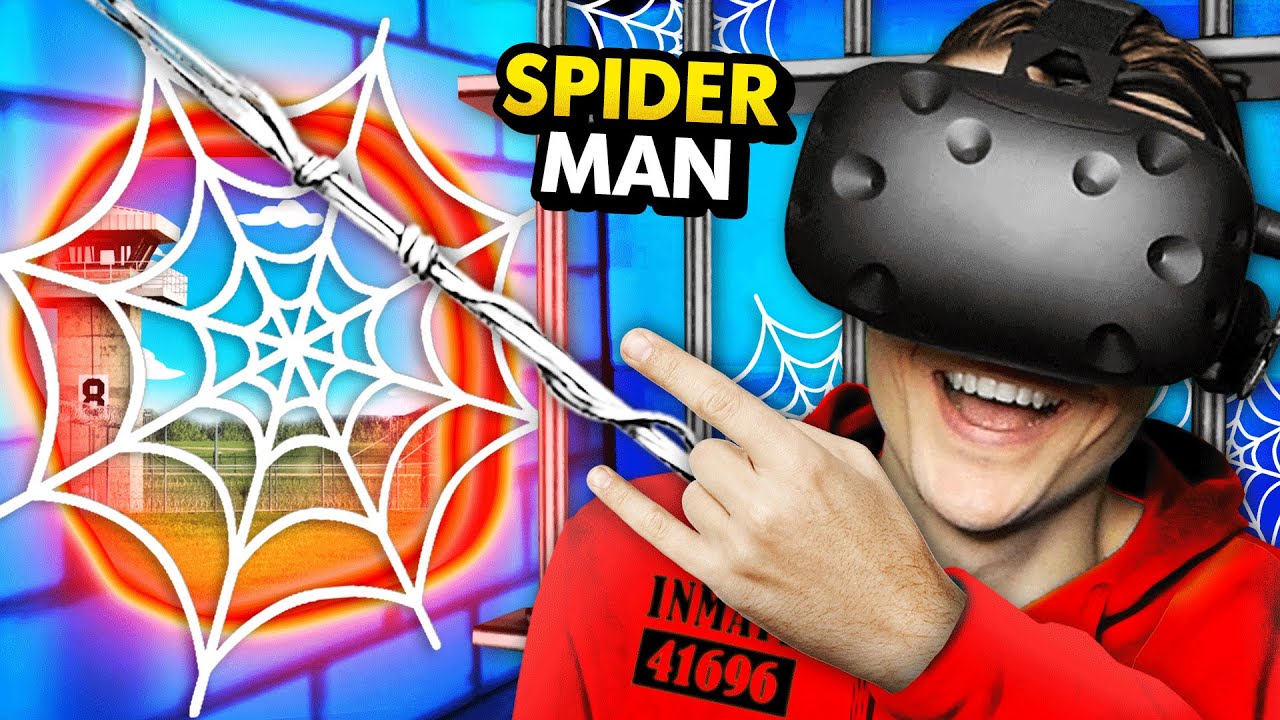 NEW Becoming SPIDER-MAN And ESCAPING VR PRISON (Prison Boss VR Funny ...