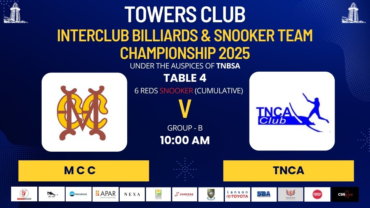 T4 - MCC vs TNCA - 6REDS DOUBLES CUMULATIVE SCORE - YouTube