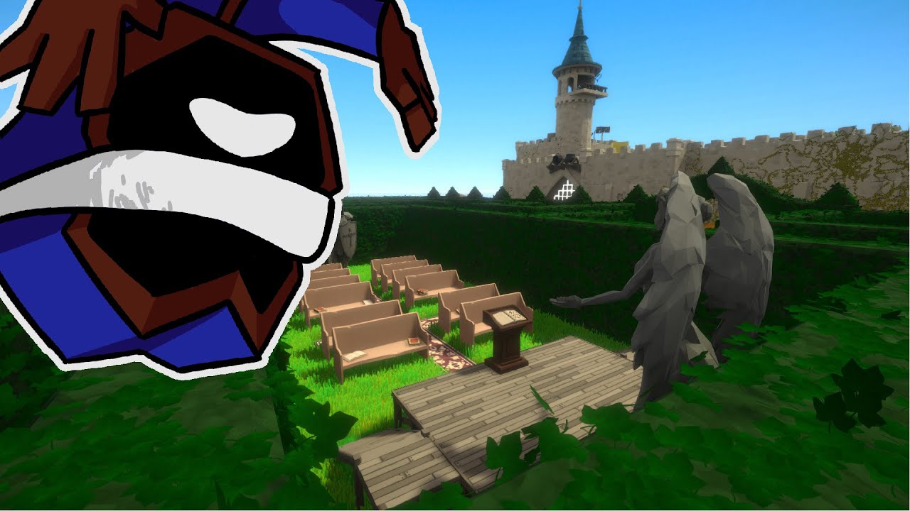 STUCK IN A DANG HEDGE MAZE... | The Looker - YouTube