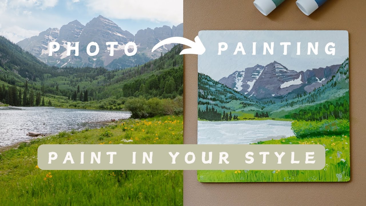 How to turn a photo into a painting: using reference photos to paint ...