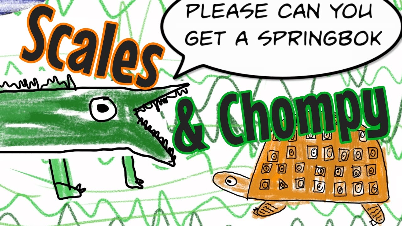 Scales and Chompy: An animated animal adventure by my 6/yo. - YouTube