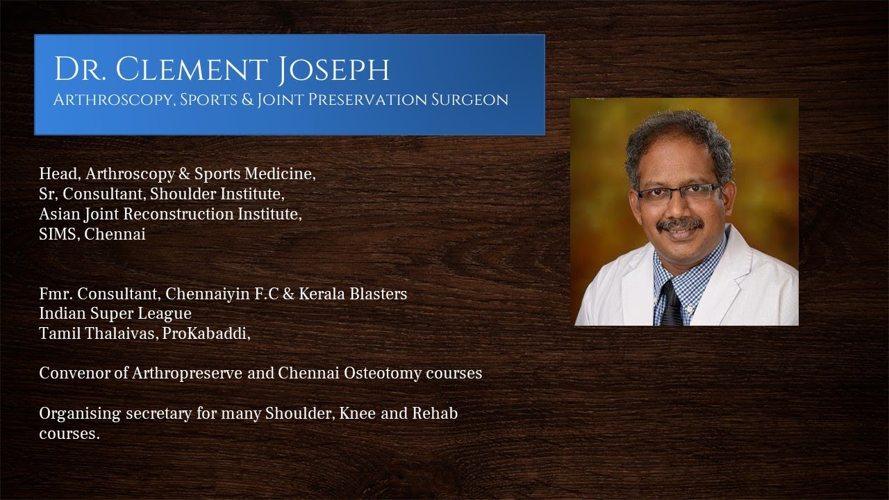 Dr Clement Joseph- BPTB ACL Reconstruction: Tips for Success - YouTube