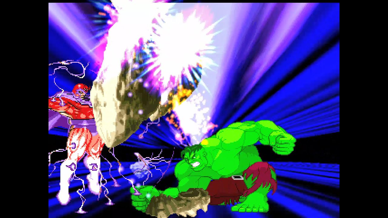 Hulk & Cyclops vs Magneto & Storm - YouTube