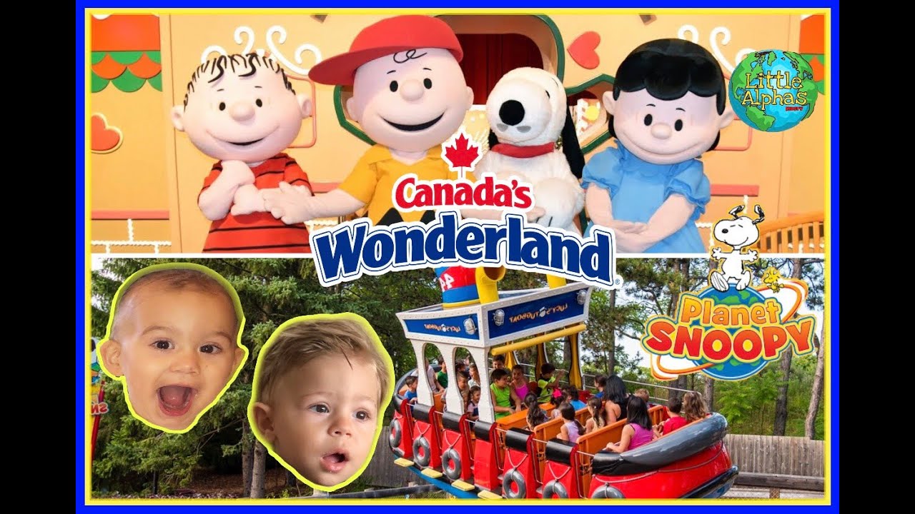 CANADA'S WONDERLAND | Little Alphas at PLANET SNOOPY | AMUSEMENT PARK ...