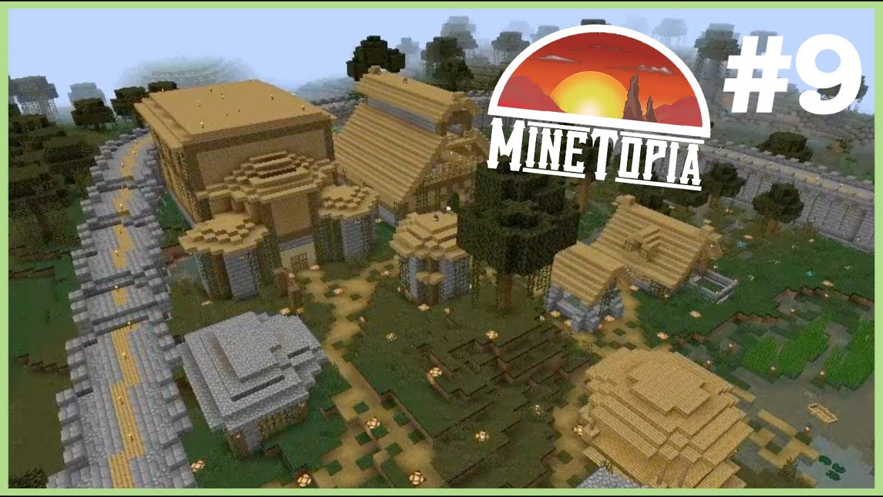 The tree base is looking so much better! || Episode 9 || Minetopia - YouTube