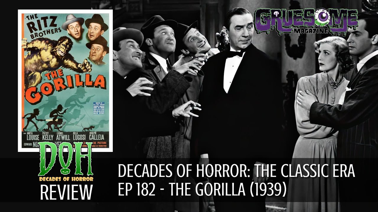 Review THE GORILLA (1939) - Episode 182 - Decades of Horror The Classic Era - YouTube