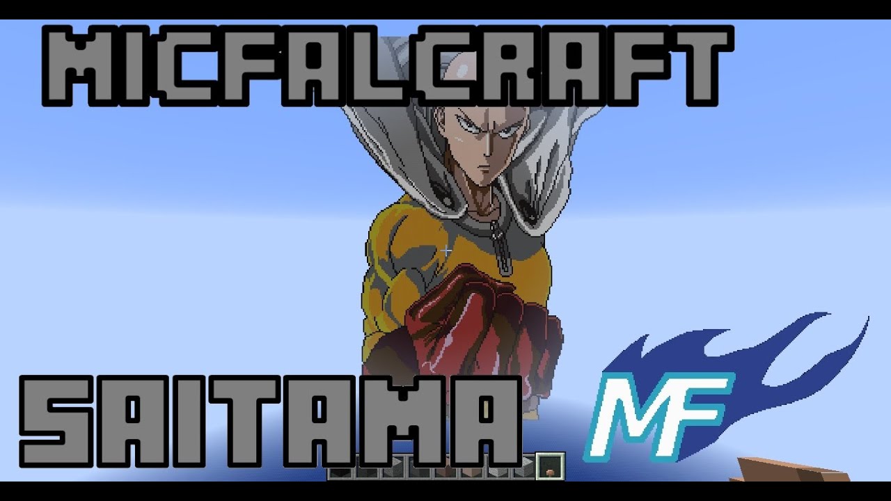 MICFALCRAFT Pixel Art Timelapse | Saitama / One Punch Man - YouTube