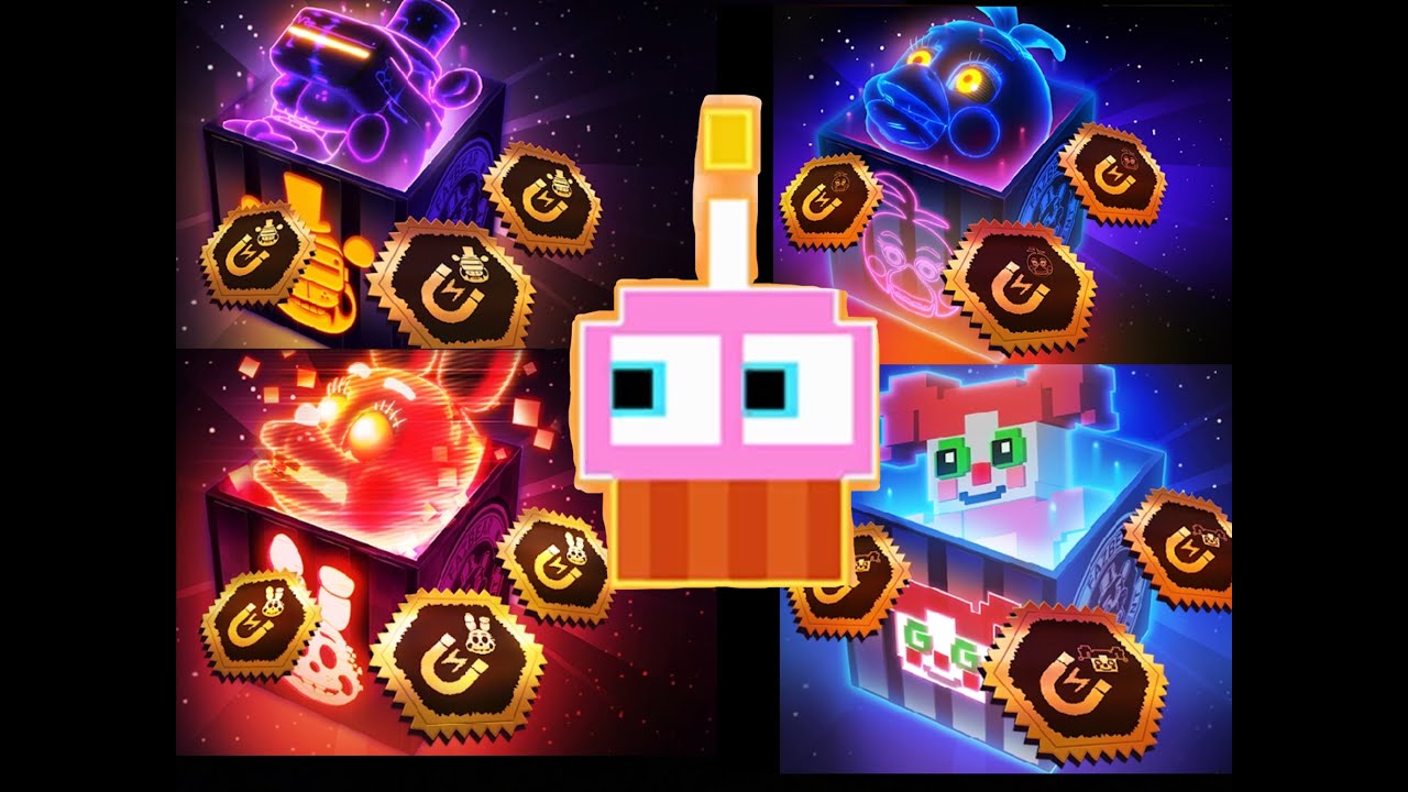 Fnaf ar Arcade Mayhem All Party Packs, Lures, And more! - YouTube