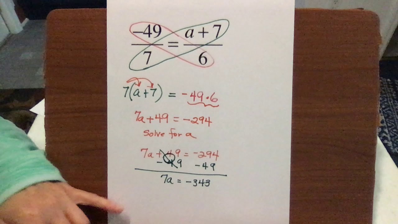 Solve Proportions Lesson - YouTube