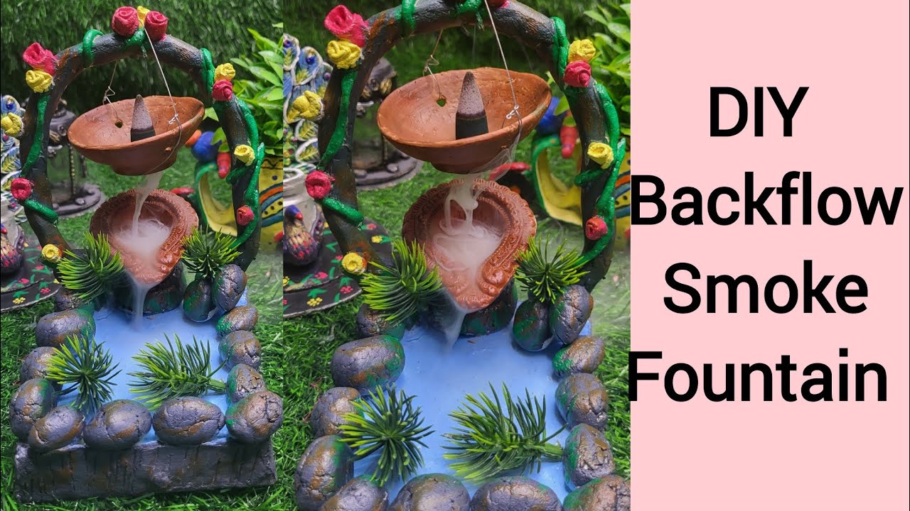 How to make Backflow Smoke Fountain at home / DIY Backflow Incense ...