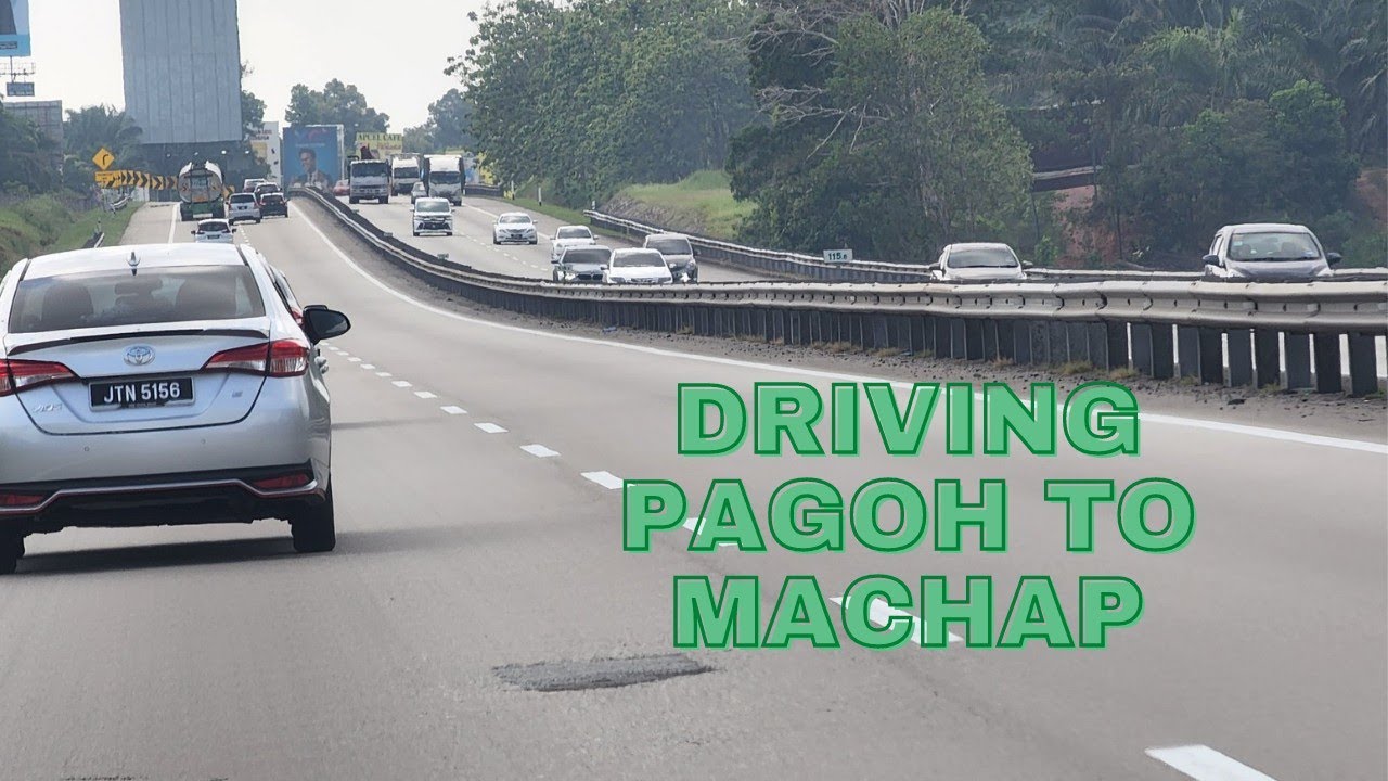 Driving Journey From Pagoh Toward Machap Johor Malaysia - YouTube