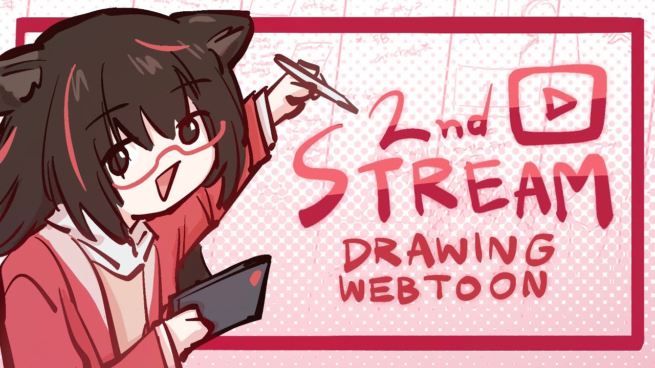 2nd Youtube Live Stream! Drawing Webtoon "In Trance" - YouTube