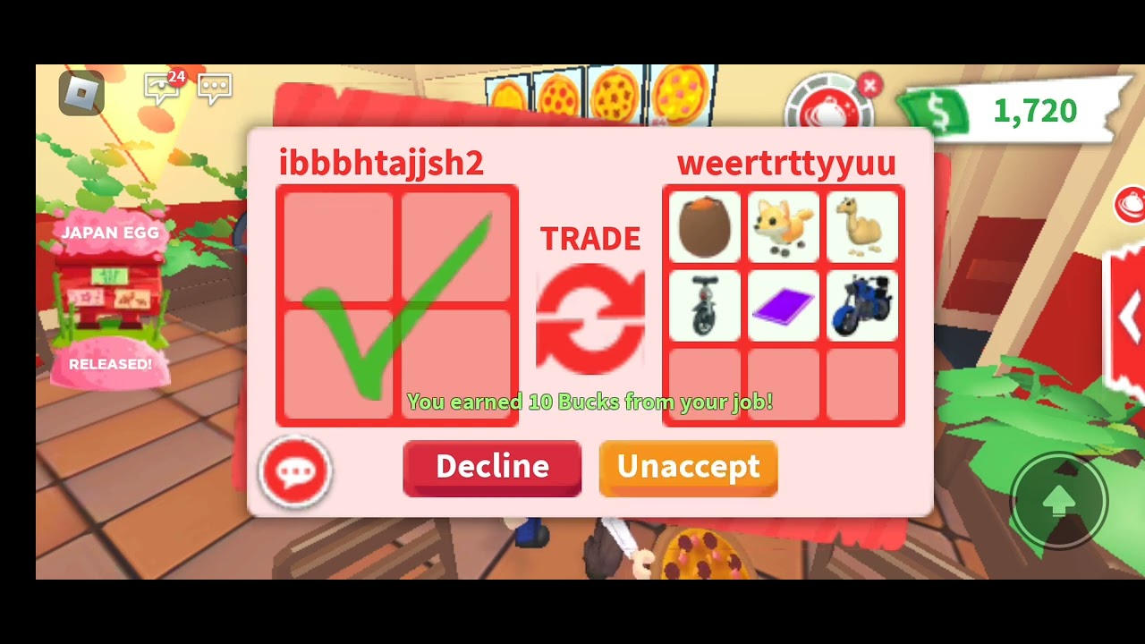 entering Adopt me new pizza update for the first time - YouTube
